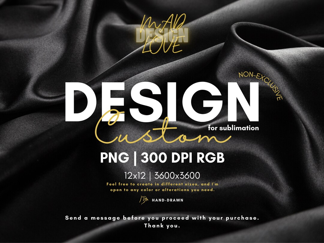 Hand Drawn Custom Design PNG Custom Sublimation Design Unique Design ...