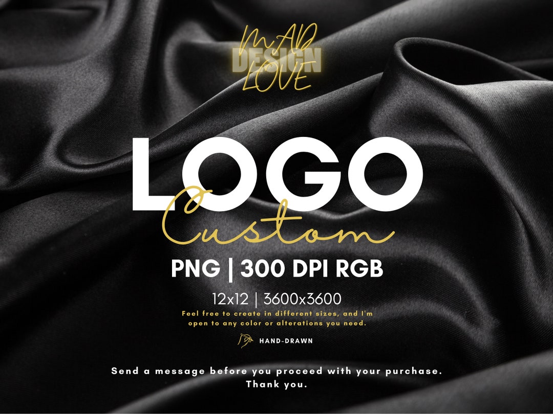 Hand Drawn Custom Logo PNG Custom Logo Design Unique Logo Design ...