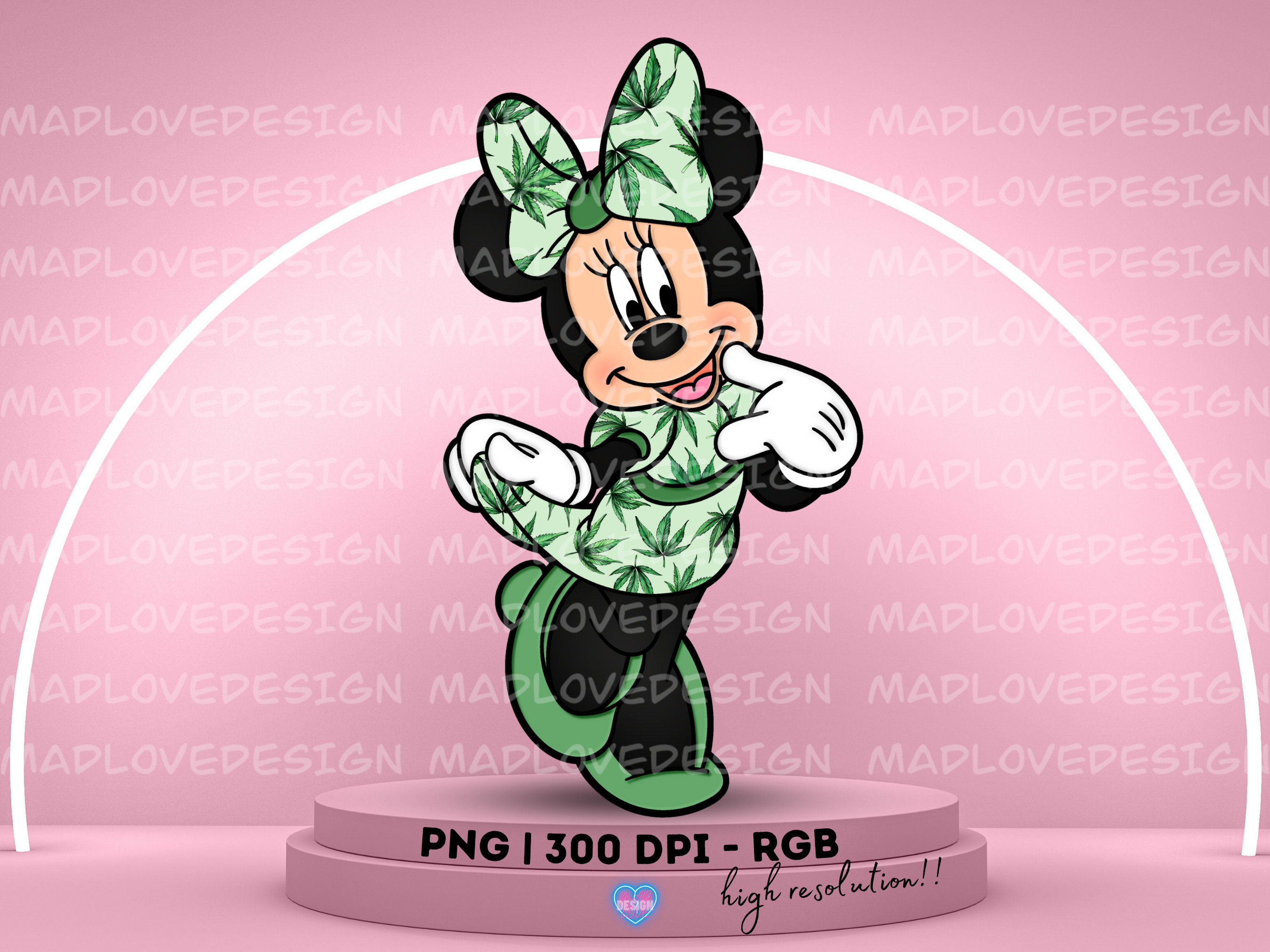 Minnie Mouse Smoking Weed