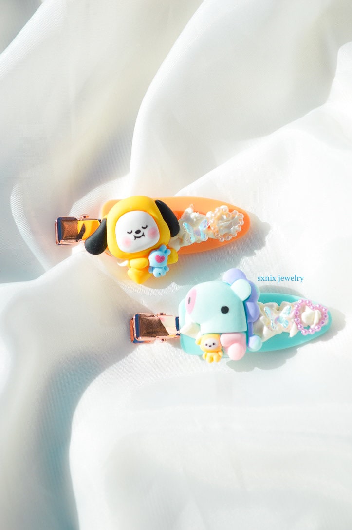 BT21 Clips Hair Clips, Bag Clips, BTS - Etsy
