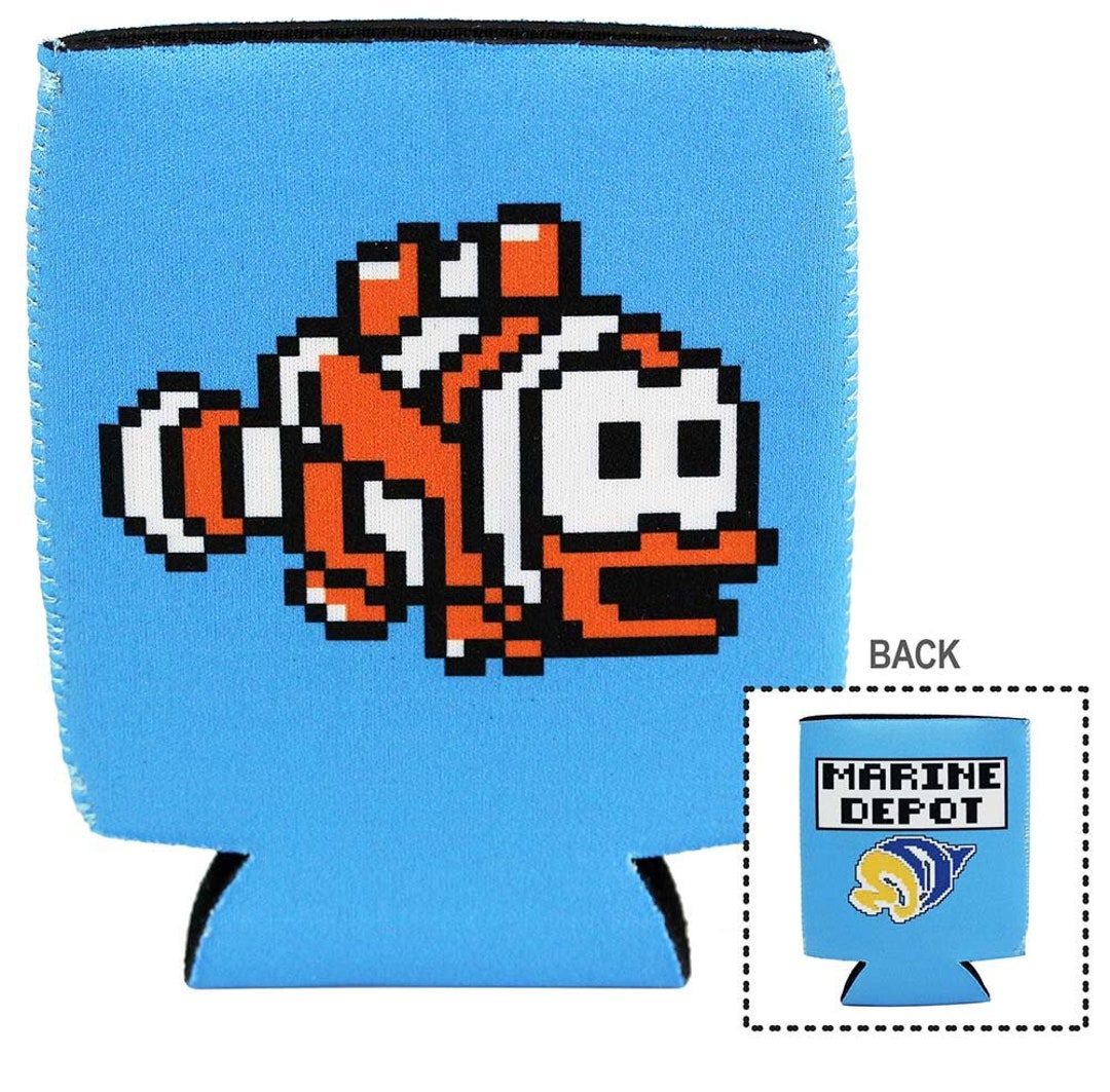 10 Pack of Marine Depot 8-bit Clownfish Koozie - Etsy