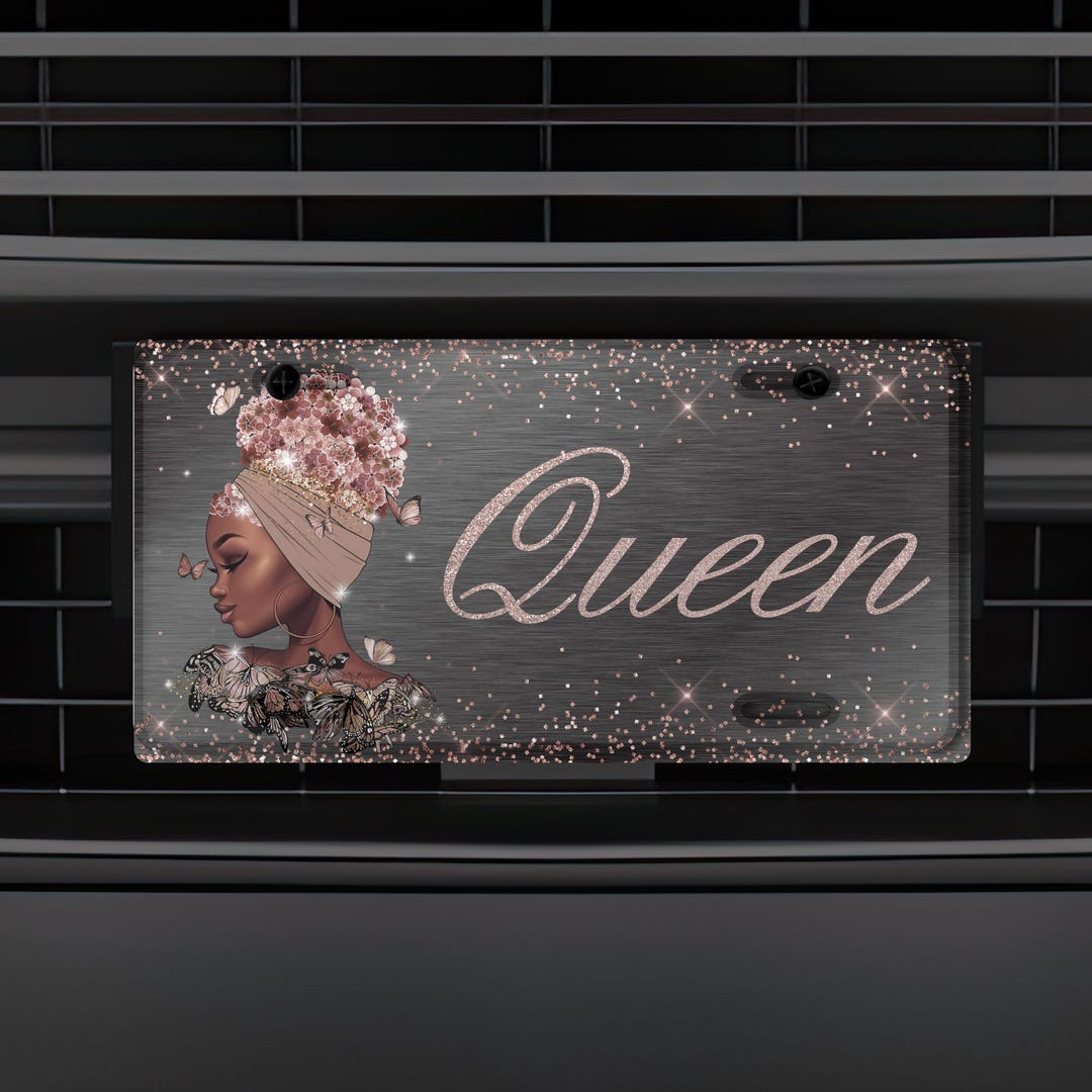 Queen License Plate Design - Etsy