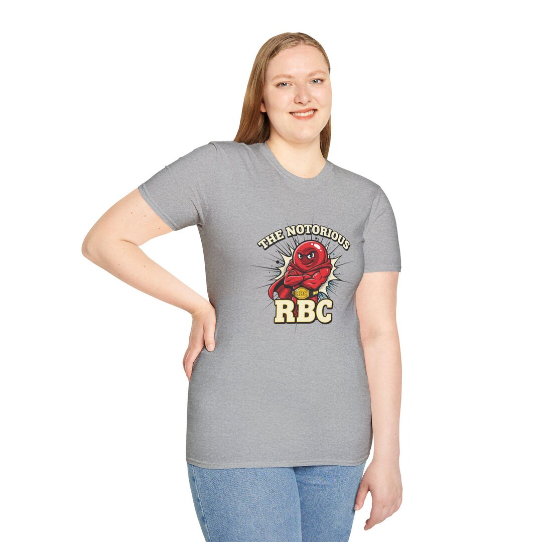 The Notorious RBC T-shirt | Red Blood Cell Cartoon, Medical Humor - Etsy