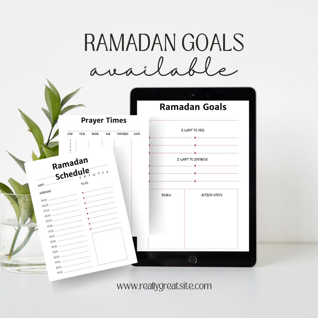 Ramadan Planner Printable, Ramadan Planner 2025, Ramadan Planner and ...