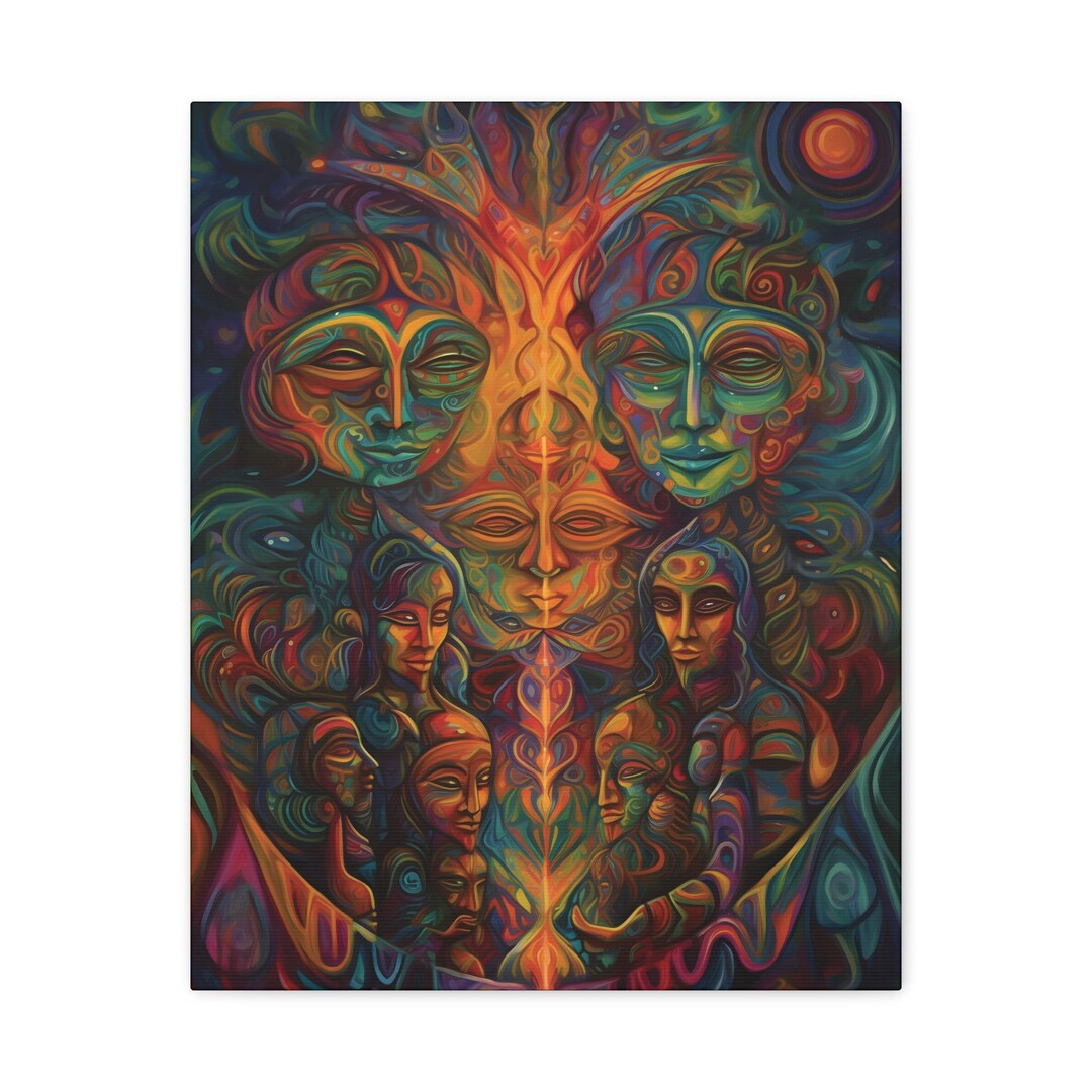 Universal Oneness Vision Canvas - A Tribute to Unity and Connection - 1 ...