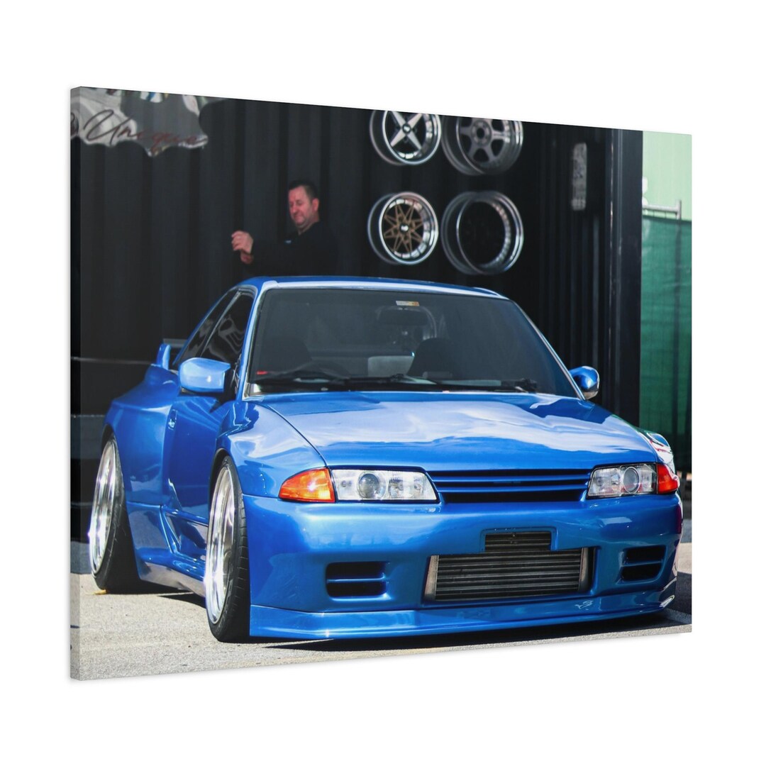 Blue Sports Car Canvas Print – Automotive Art, Garage Decor - Etsy