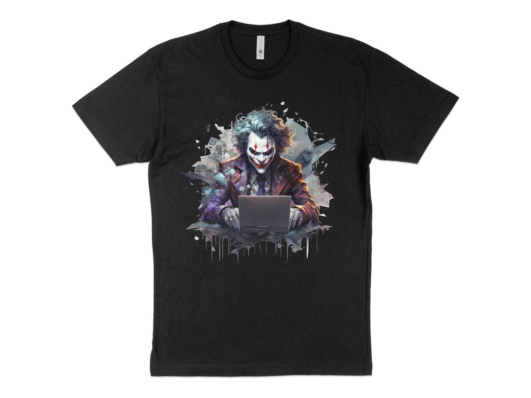 Joker Coding Master T-shirt, Funny Programmer Shirt, Tech Geek Tee ...