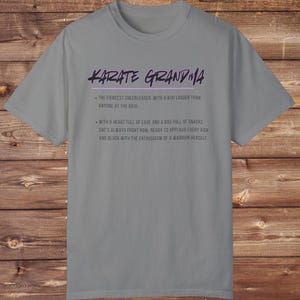 Karate Grandma Definition T-shirt, Martial Arts Granny Tee, Funny ...