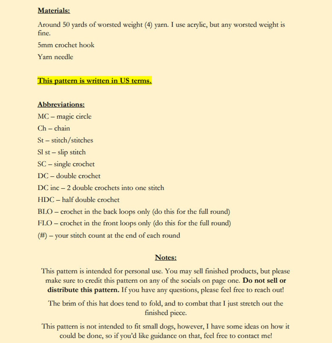 Bucket/top Hat for Cats Crochet PDF Pattern - Etsy