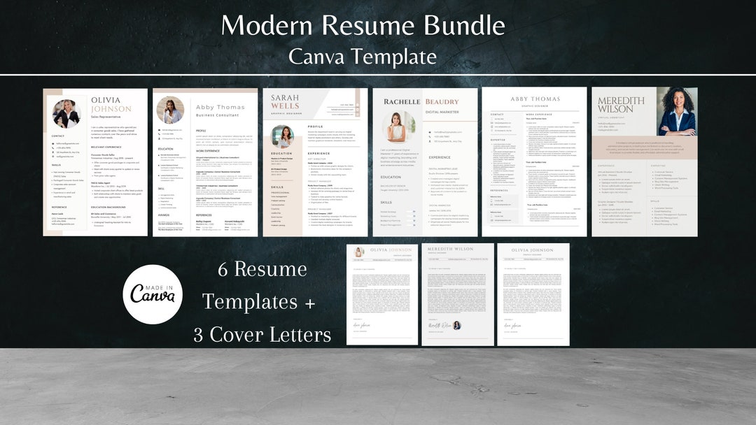 2023 Professional Resume Template Word Modern Clean Resume Professional ...