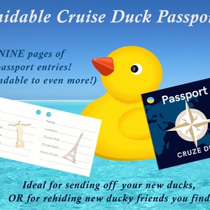 The Perfect Cruise Ducks Passport for Adventurous Ducks! Unlimited ...