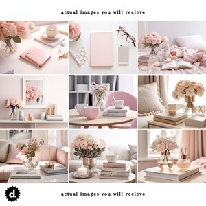 Feminine STYLED DECOR Stock Image BUNDLE, Lifestyle Stock Images ...