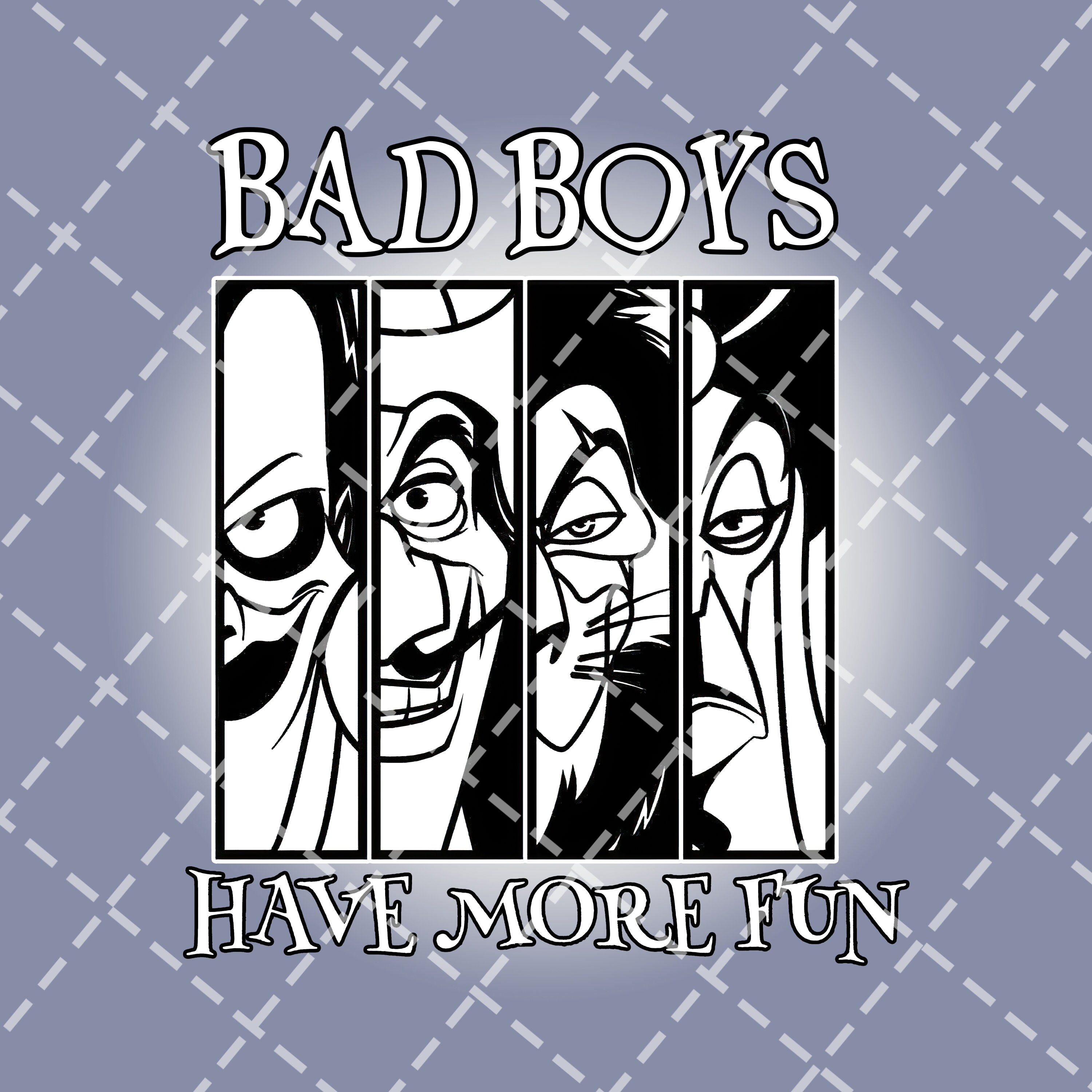 Bad Boys Have More Fun Png Villains Boys PNG Spooky Vibes - Etsy