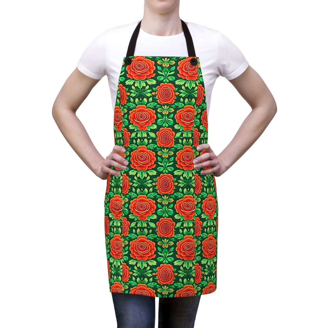 Fiesta Floral Apron Cinco De Mayo Gift Apron Gift for New - Etsy