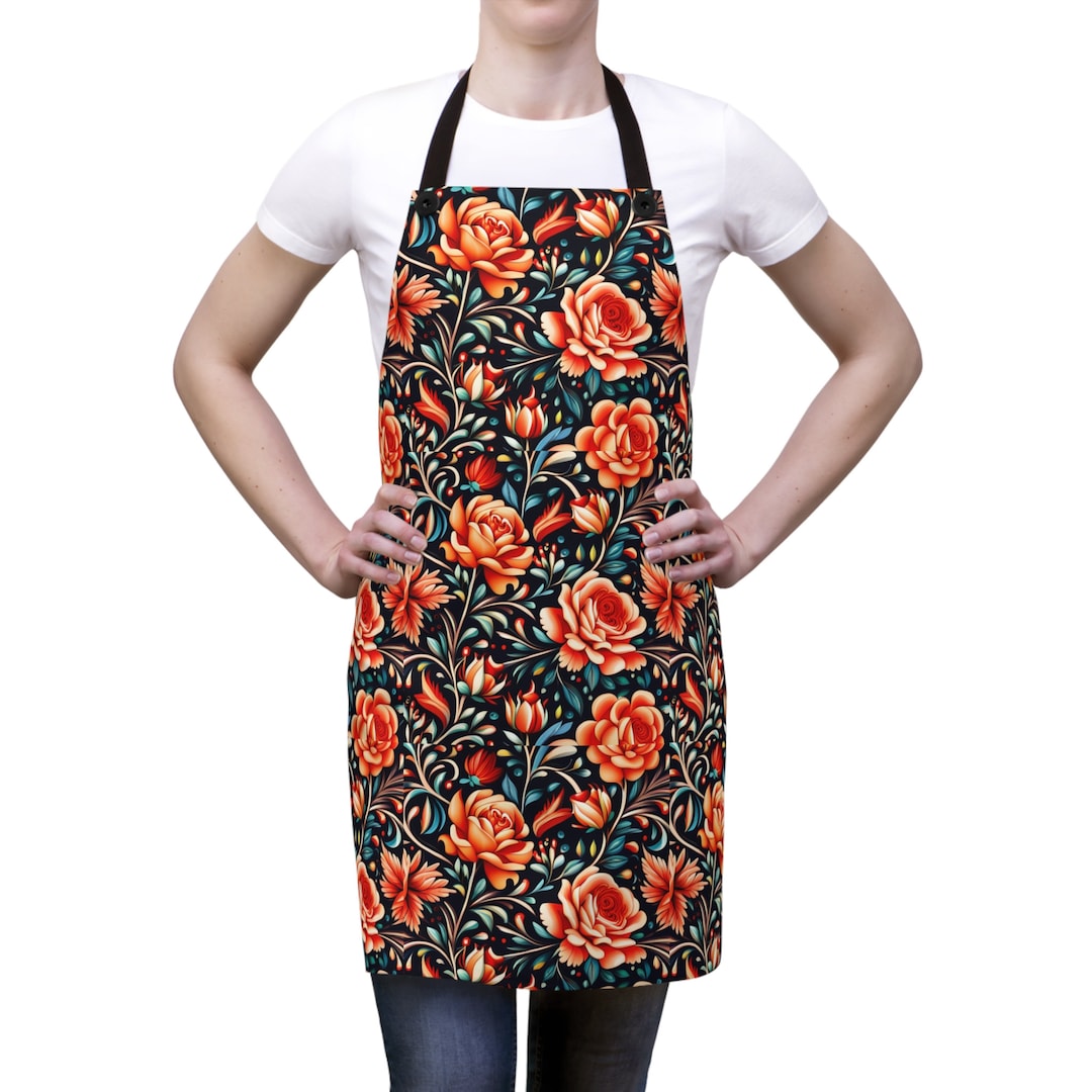 Fiesta Floral Apron Cinco De Mayo Gift Apron Gift for New - Etsy