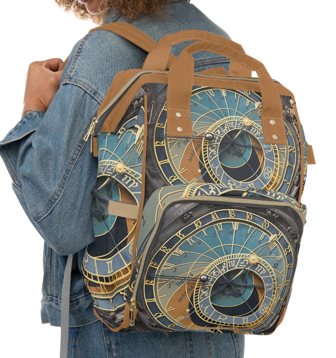 Prague Medieval Clock Multifunctional Diaper Backpack, History Teacher ...