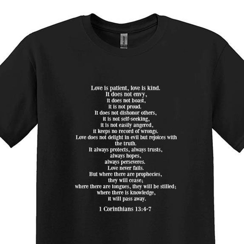 1 Corinthians 13 4 7 - Etsy