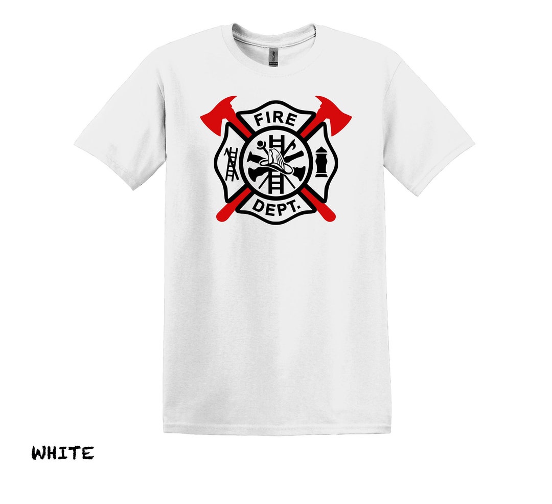 Firefighter T-shirt, Fireman Shirt, Fire Department Shirt, Gift for ...