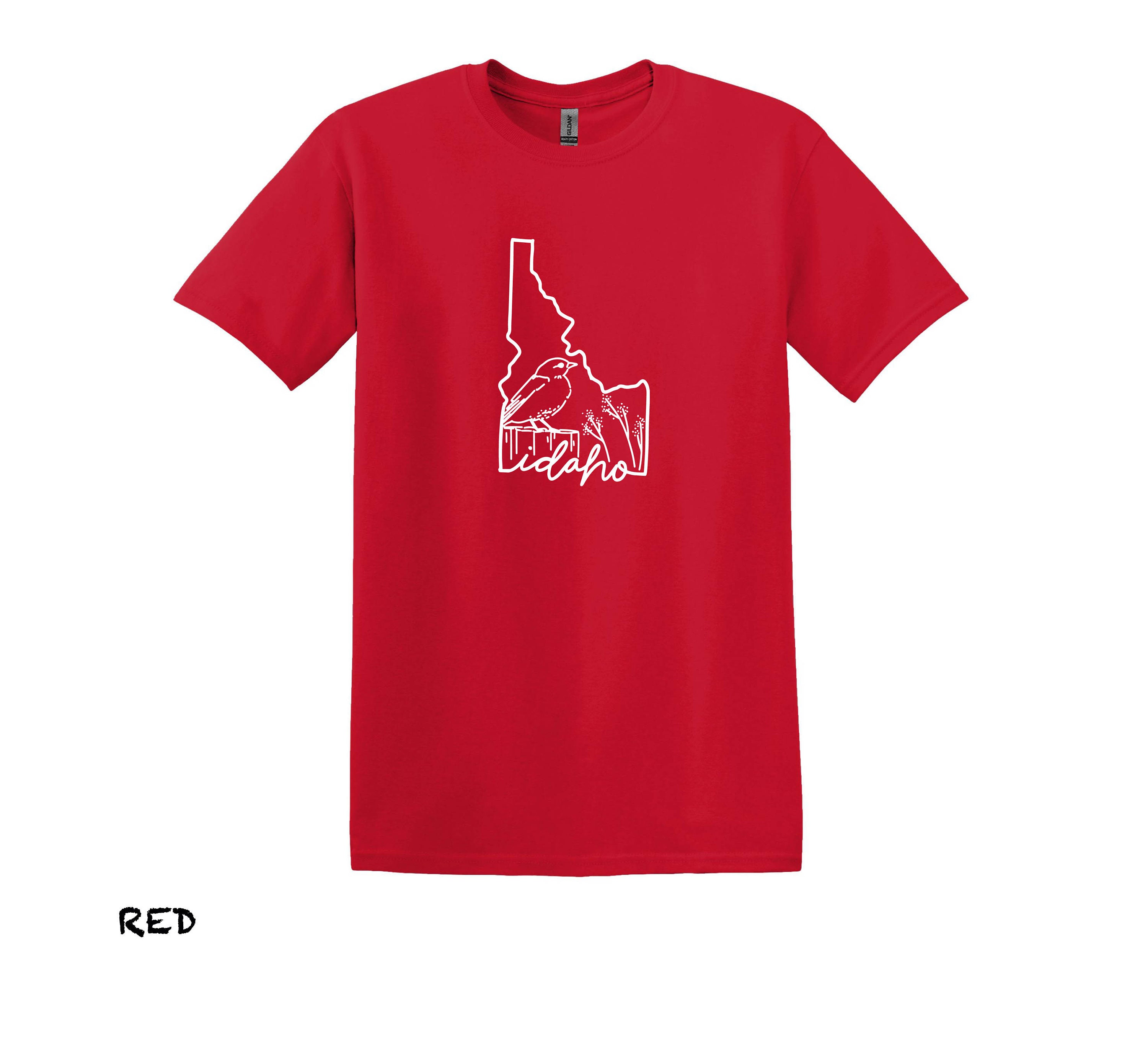 Idaho State Shirt, State Map Shirts, Custom State Shirts, State of ...