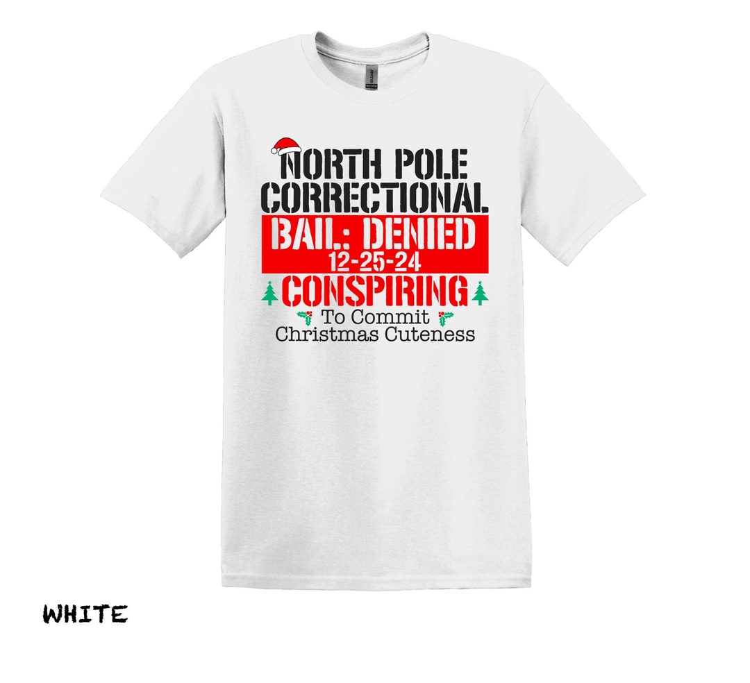 North Pole Correctional Shirts, Family Christmas Shirts, Group Matching ...