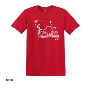 Missouri State Shirt, State Map Shirts, State of Missouri Shirt, Travel ...