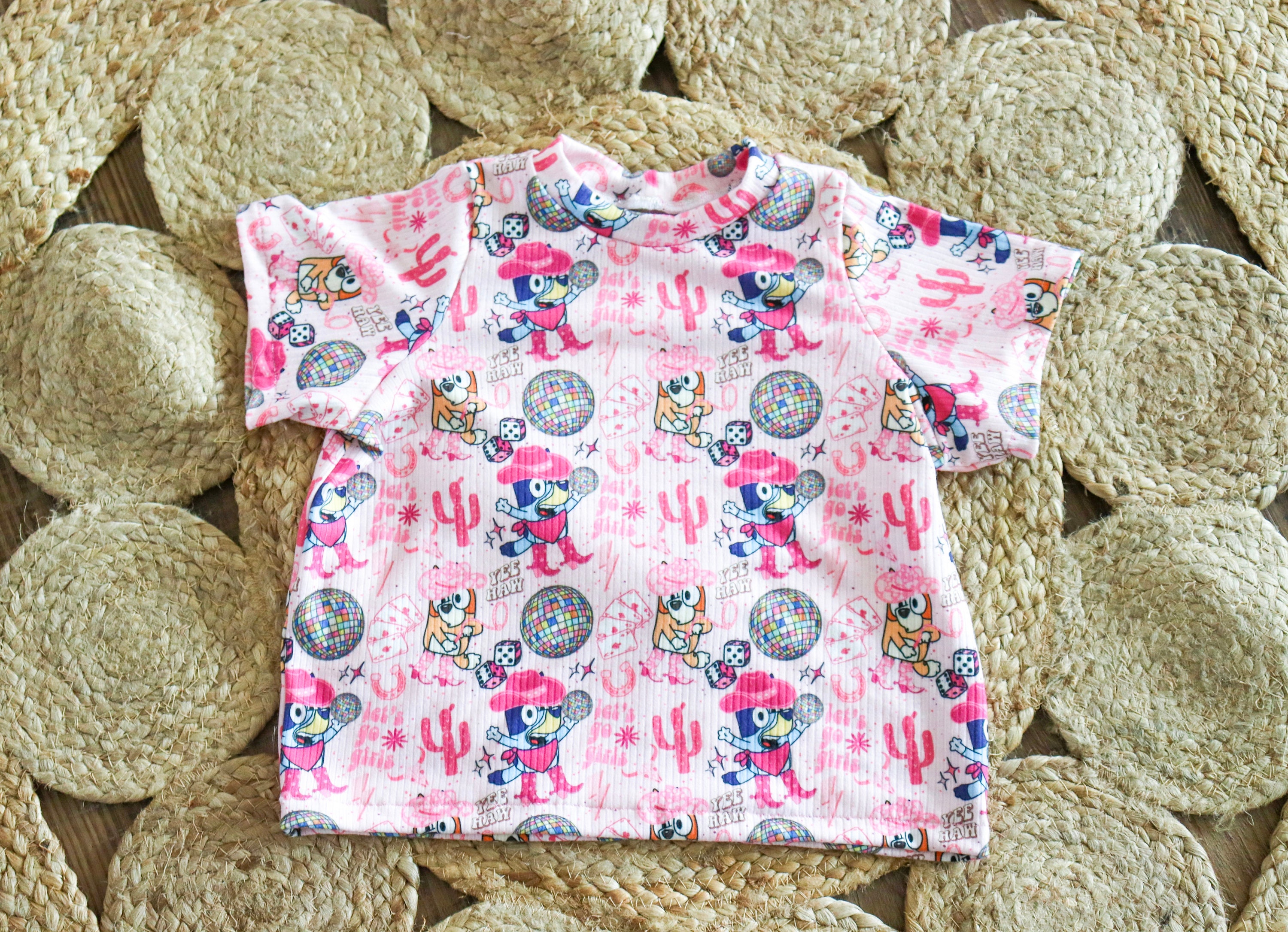 Cowgirl Bluey Baby and Toddler Outfit, Cowgirl Bluey Clothes, Girl ...