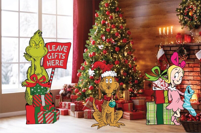 Custom Grinch Christmas Cutouts | Your a Mean One Mr. Grinch | Yard ...