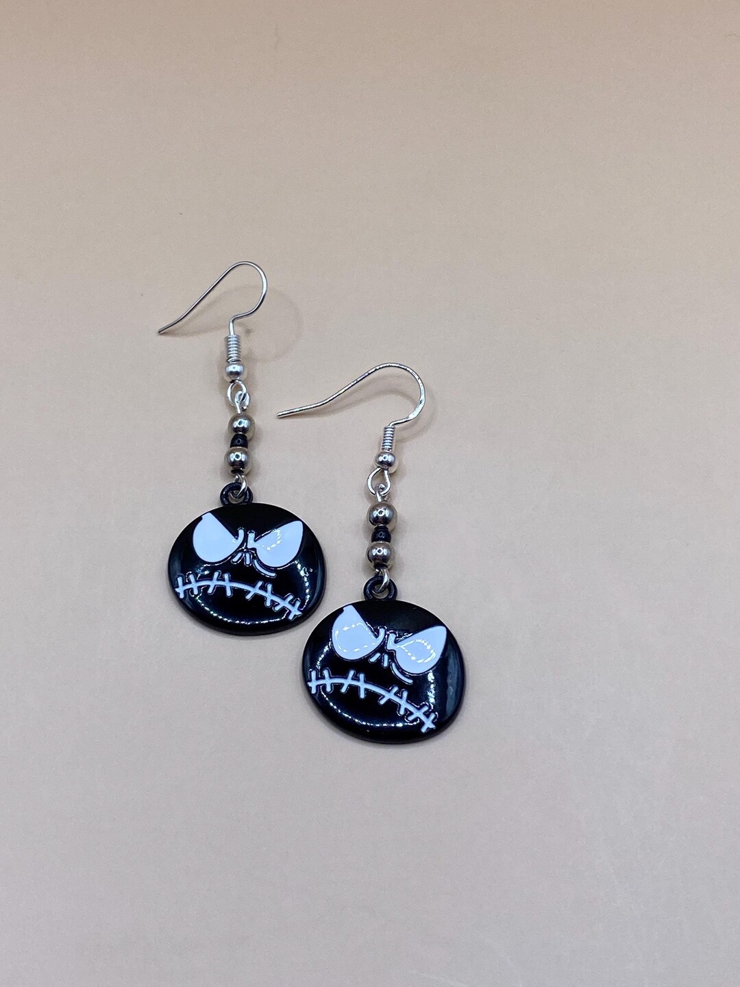 Grumpy Jack Skellington Drop Earrings - Etsy