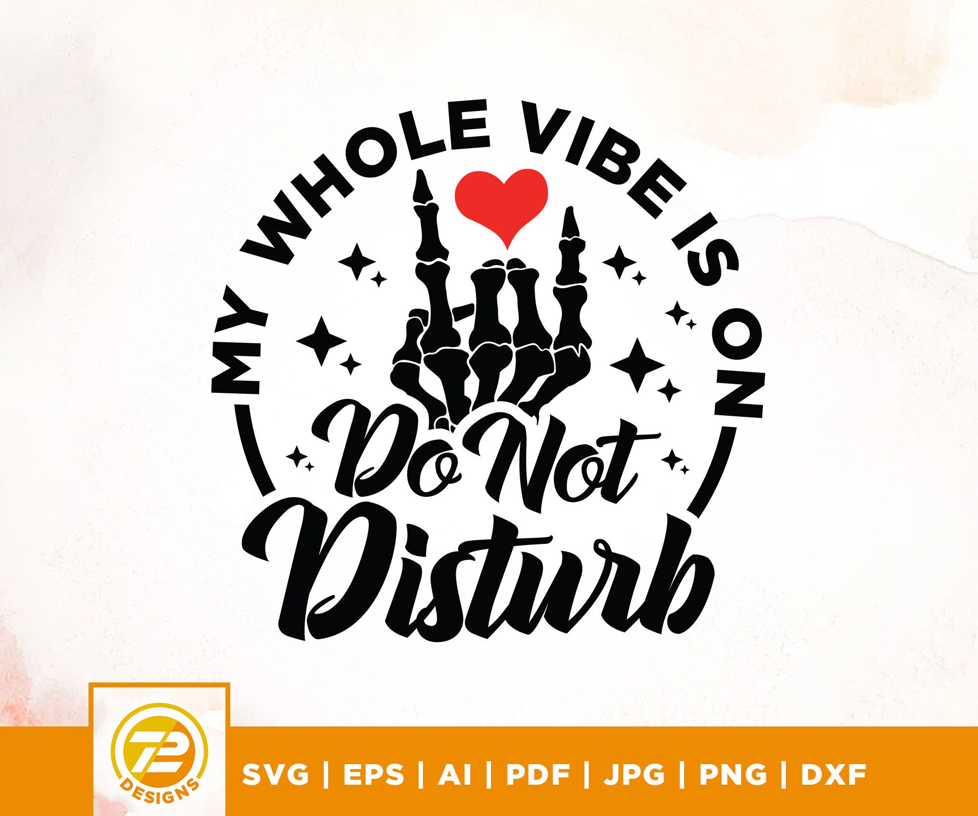 My Whole Vibe Is On Do Not Disturb Svg Good Vibes Svg Etsy
