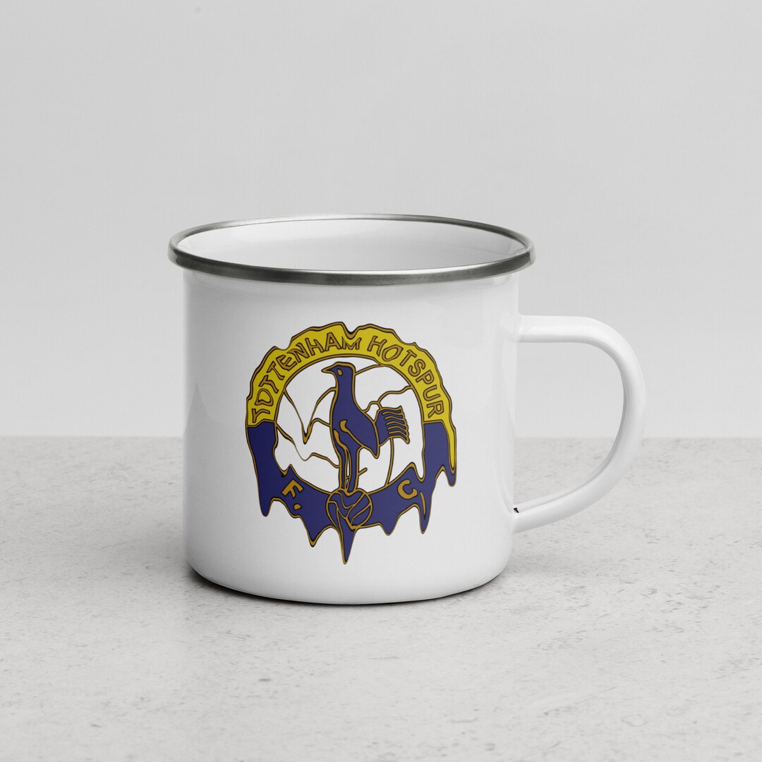 Tottenham Hotspur Melted Logo Enamel Mug - Etsy