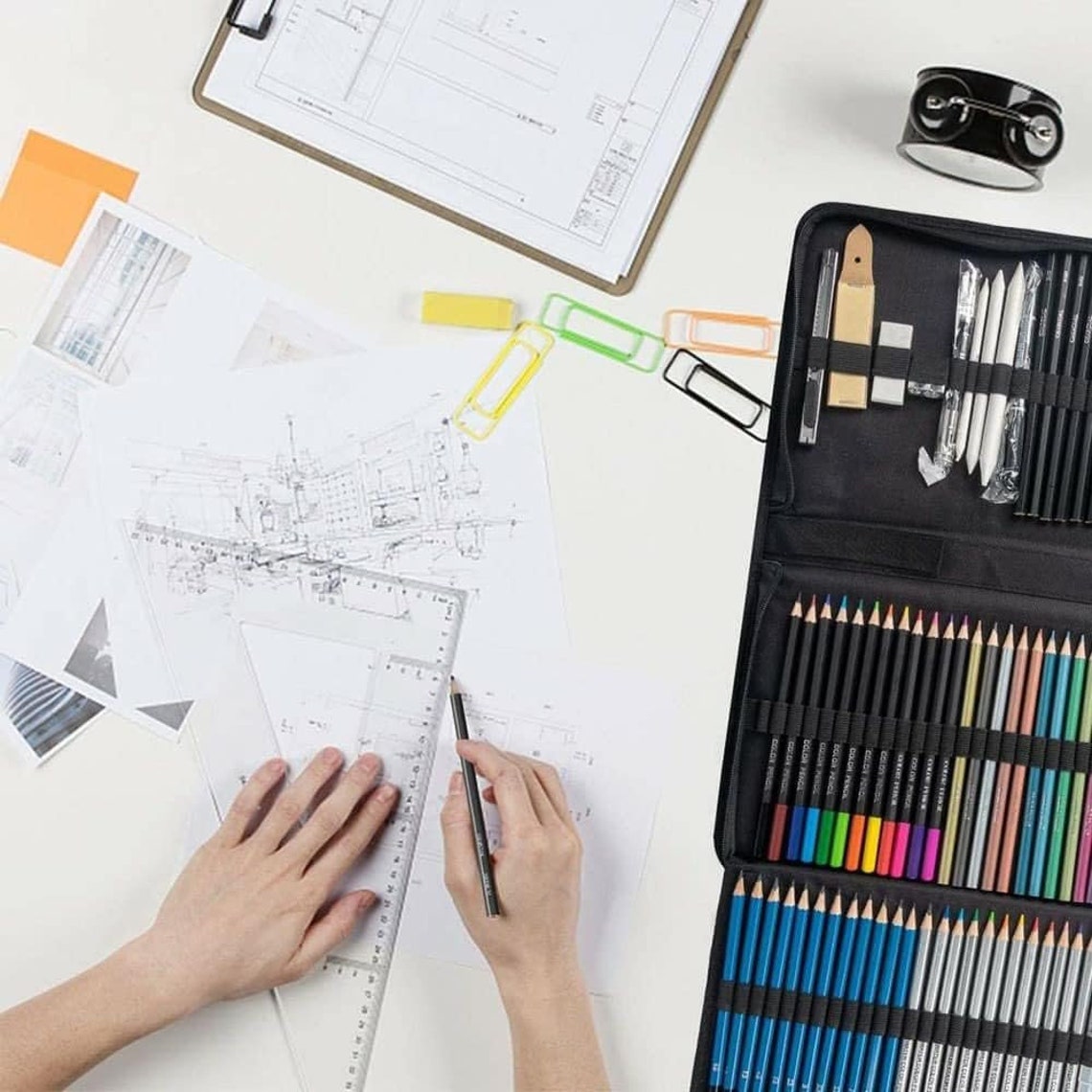 71-piece Arts Supplies and Drawing Kit Set - Complete Set of Art ...