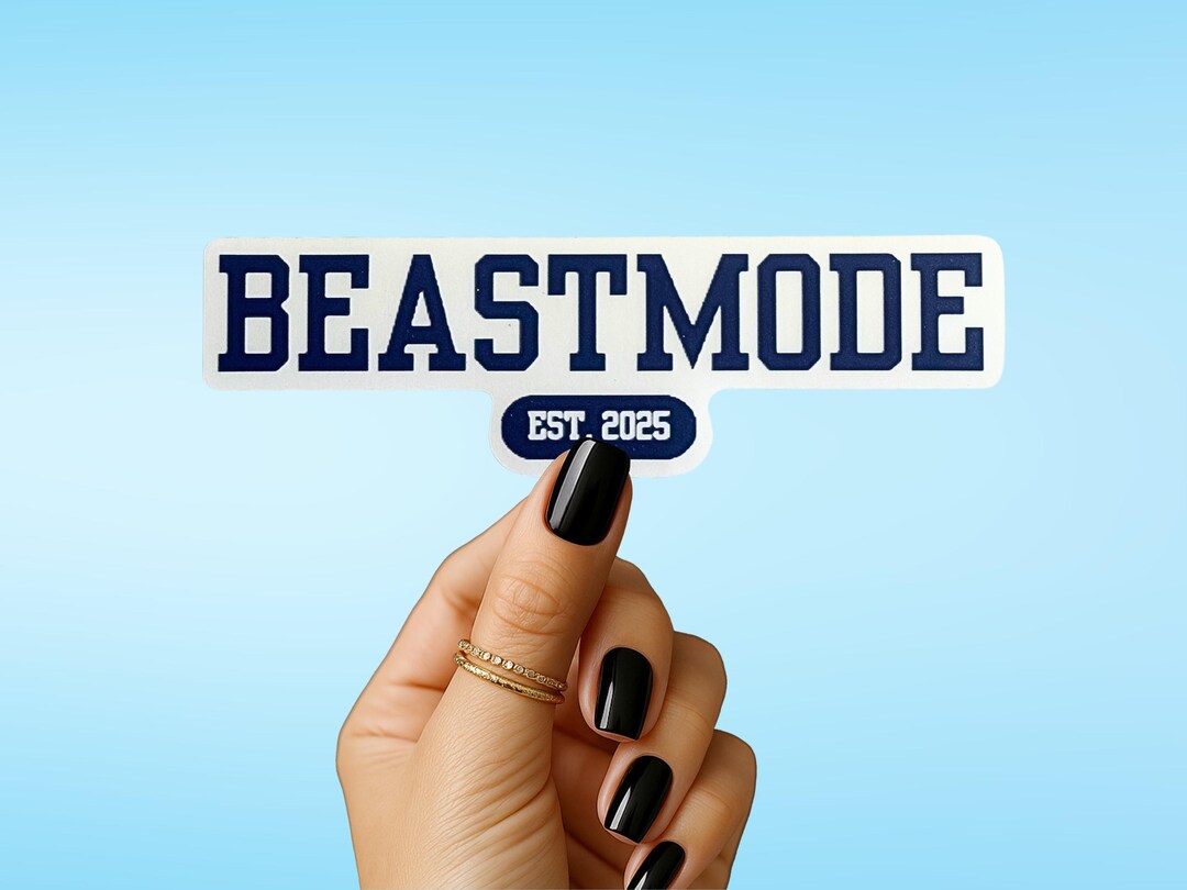 BEASTMODE, Laptop Decals, Celebration Sticker, Planner Decor, Journal ...