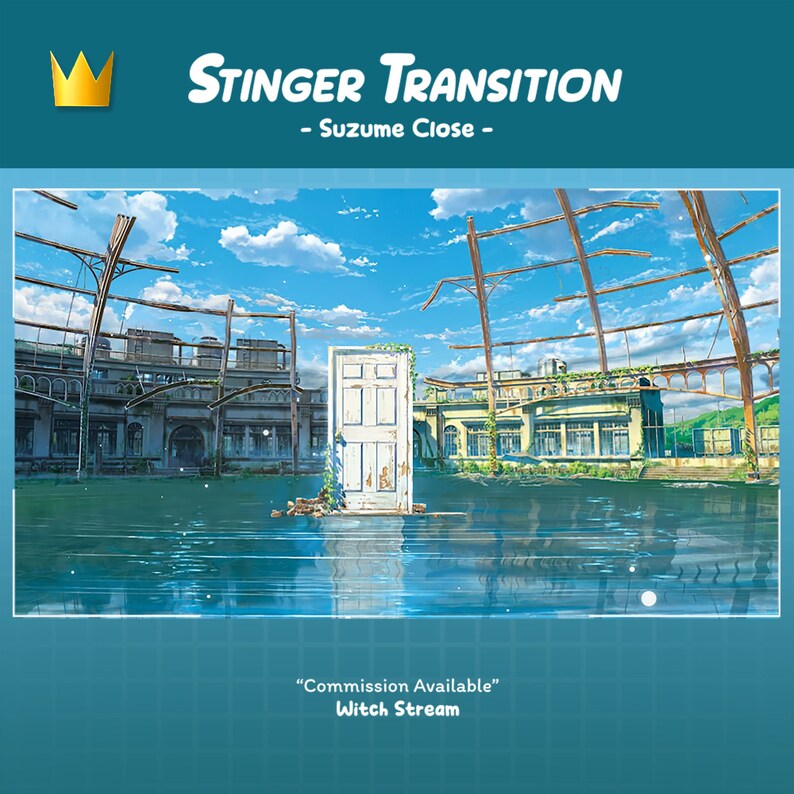 Suzume Transition Seamless Stinger OBS Animated Screen - Etsy