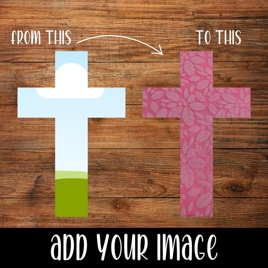 10 Cross Canva Frame Template Bundle Digital Download Christian Wall ...