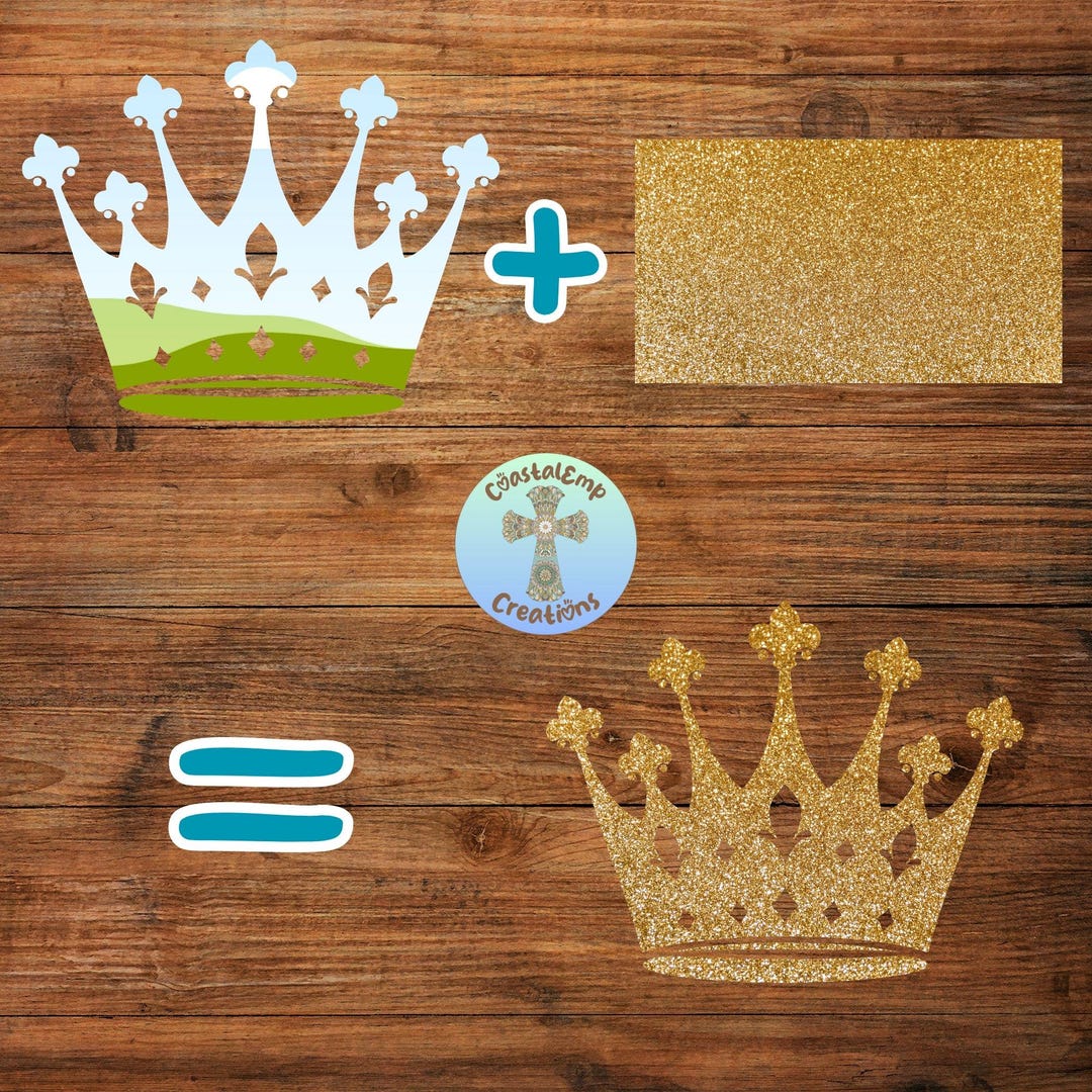 DIY Princess Crown Canva Template | Customizable Frame Design for Party ...