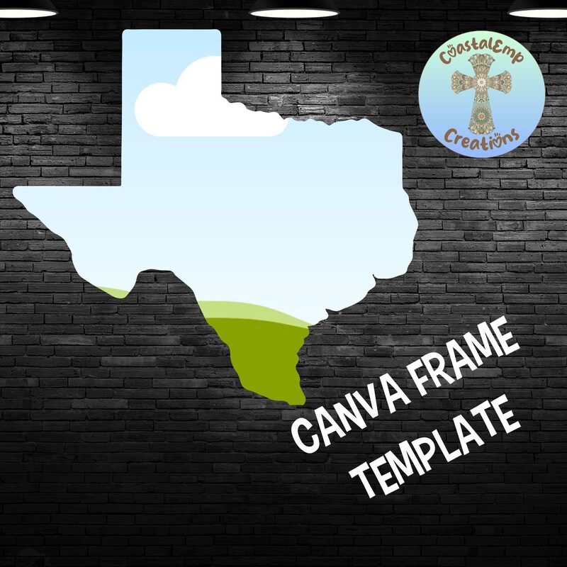 Texas Frame Font - Etsy