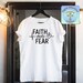 Faith Over Fear PNG | Christian Sublimation Design | Inspirational ...