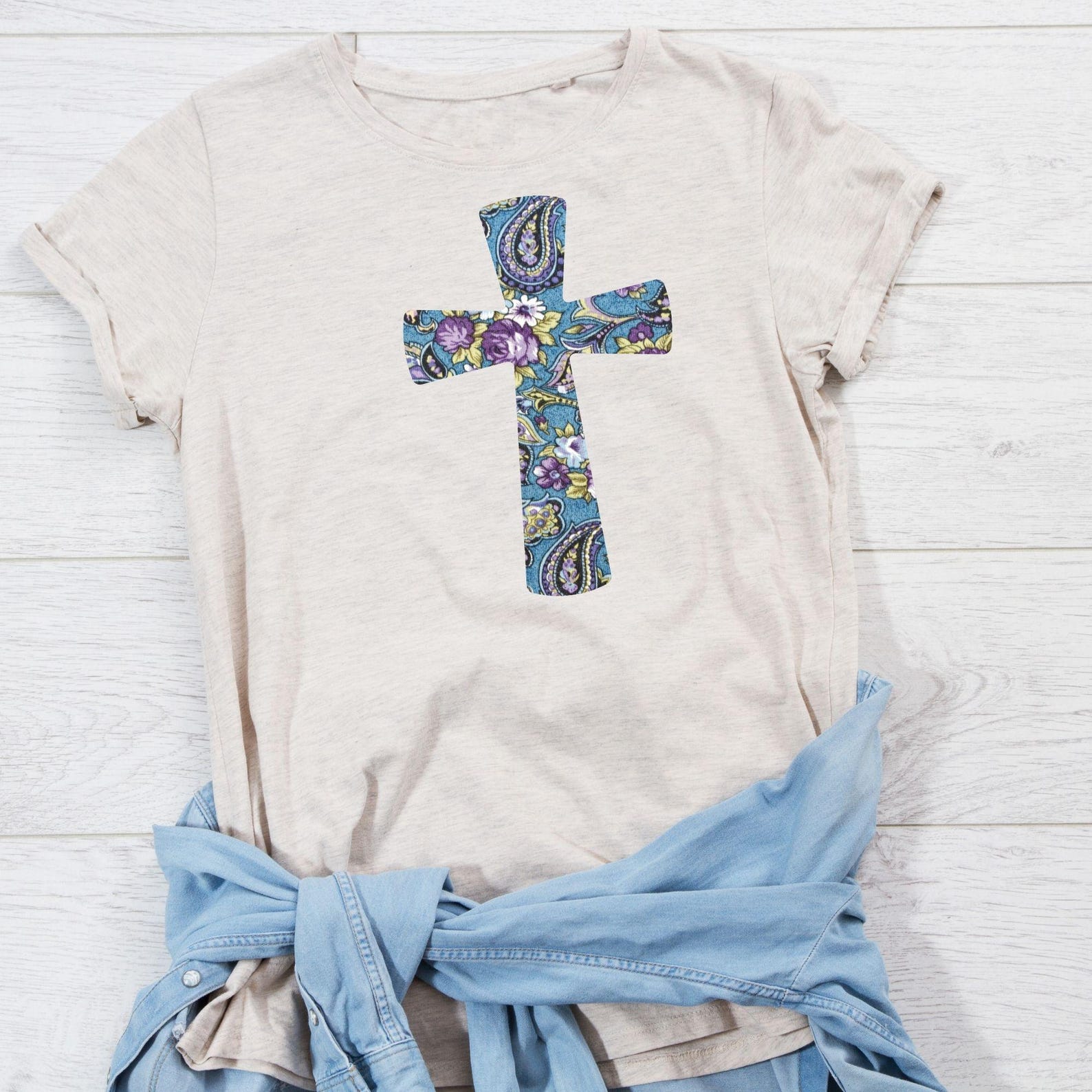 10 Cross Canva Frame Template Bundle Digital Download Christian Wall ...