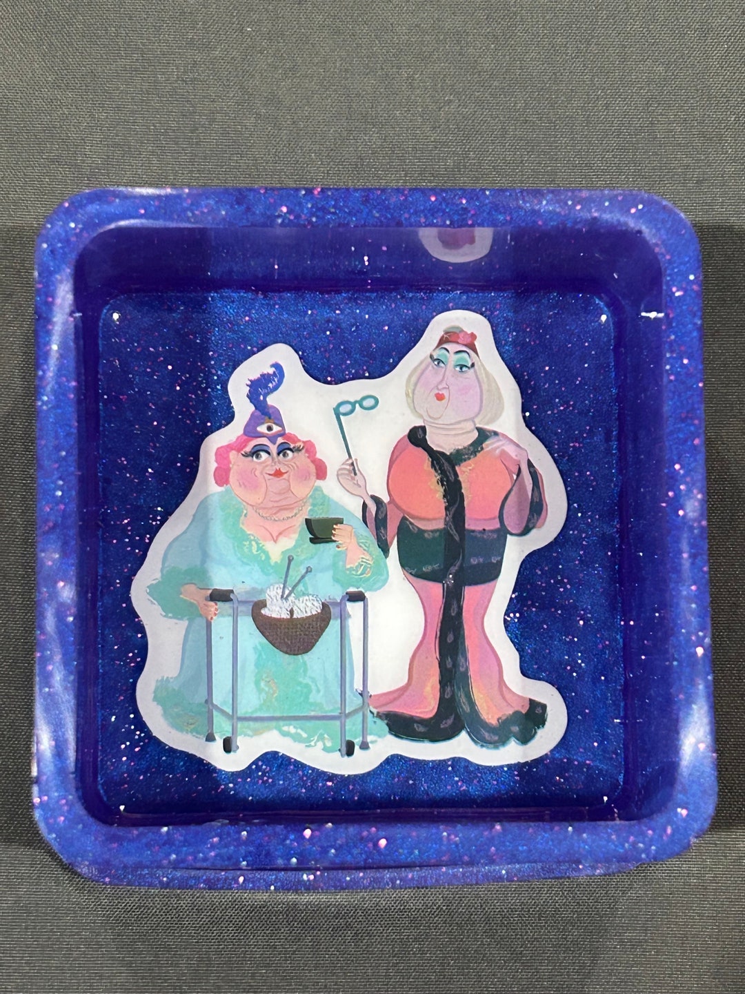 Coraline Inspired Resin Trinket Box: MS Spink and Miss Forcible - Etsy