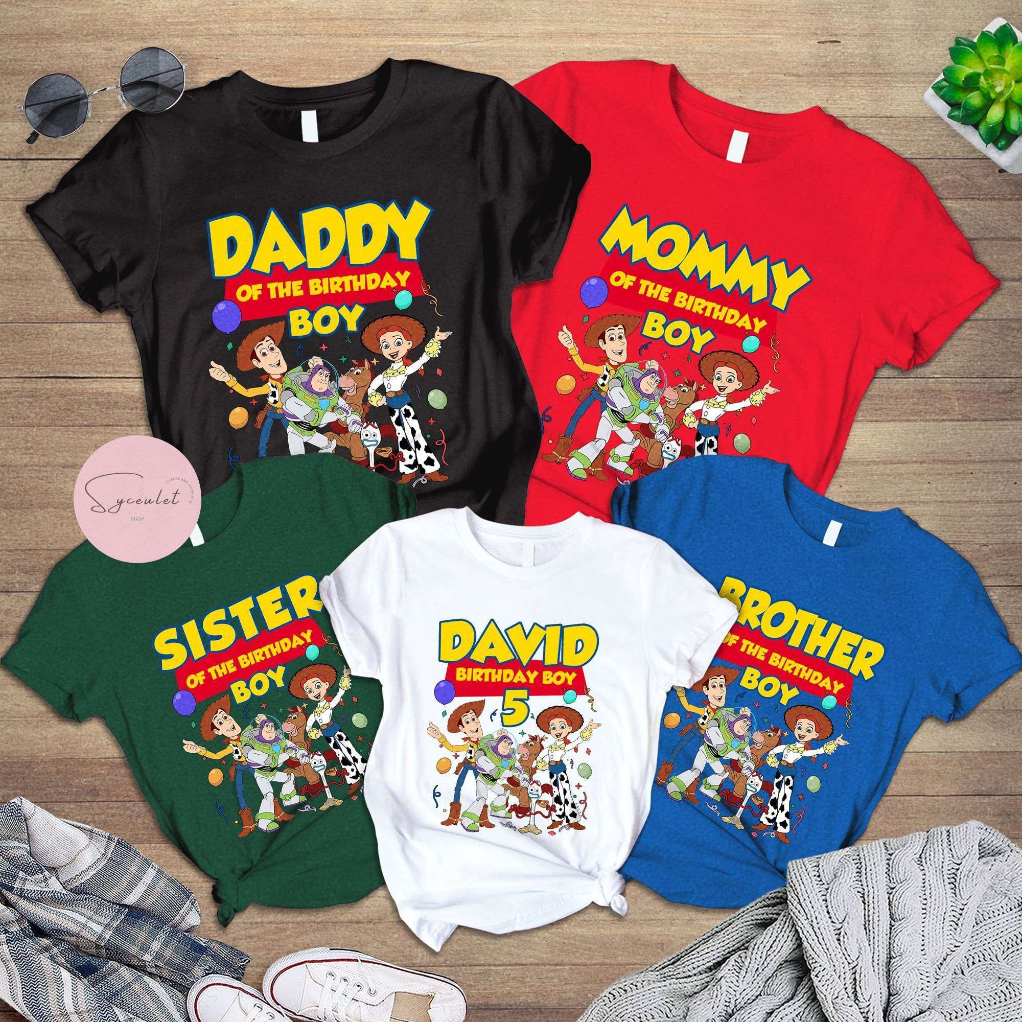 Personalized Toy Story Birthday Shirt Family Birthday Shirts - Etsy