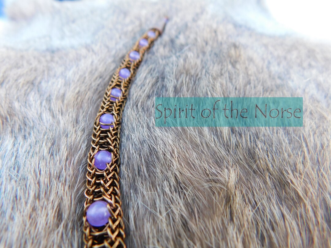 Handmade Viking Knit Brooch Chain - Etsy