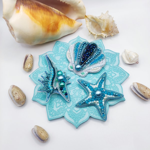 Seashell Brooch - Etsy