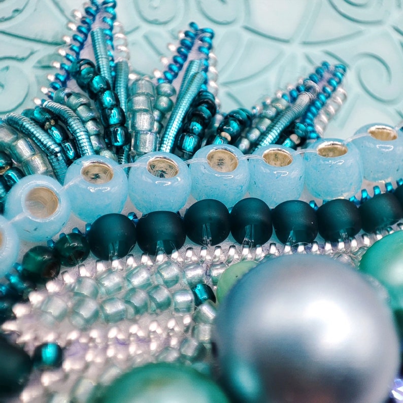 Set of 3 Seashells, Seashell Splendor, Beaded Ocean Shells Brooch ...