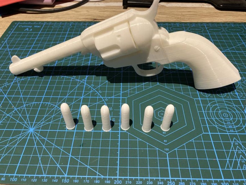 Cattleman Revolver RDR2 3D Printed Prop Gun Replica Kit - Etsy