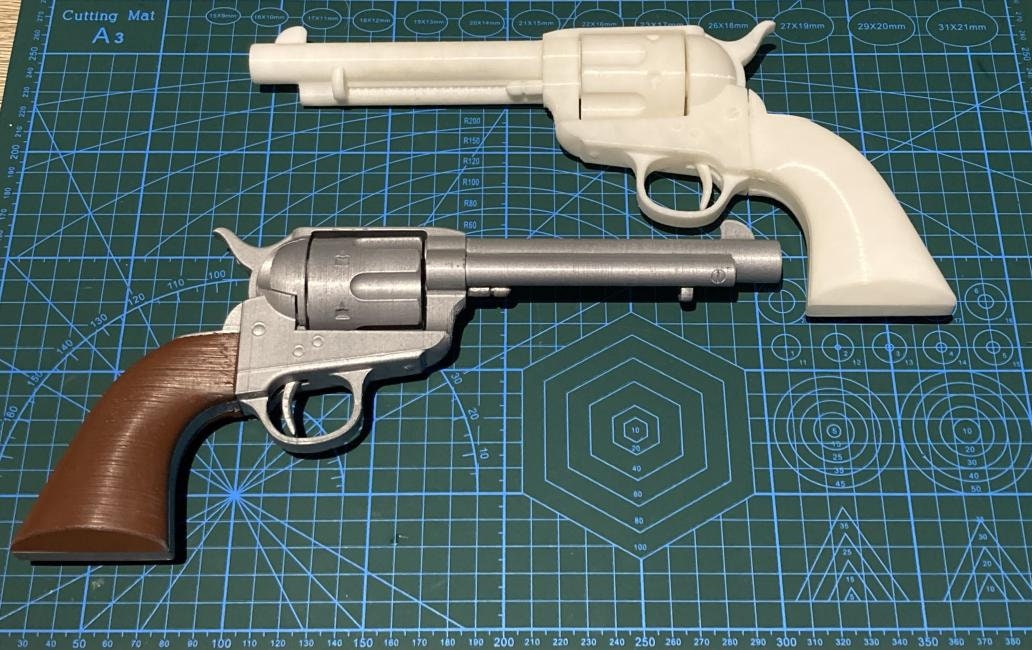 Cattleman Revolver RDR2 3D Printed Prop Gun Replica - Etsy
