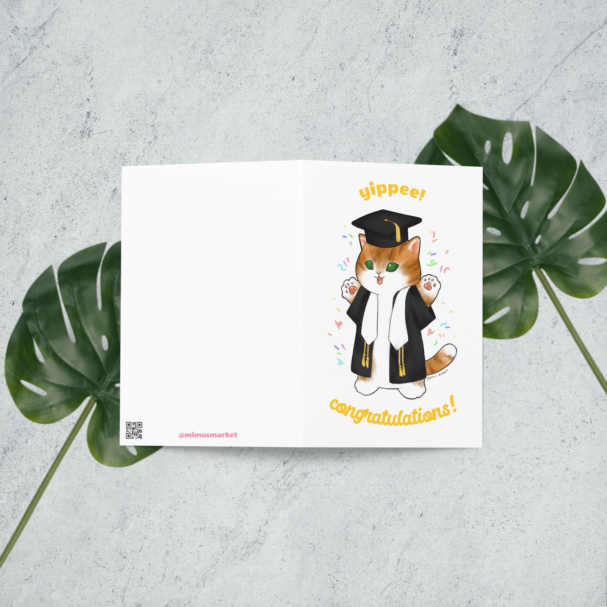Mofusand Graduation Card - Etsy