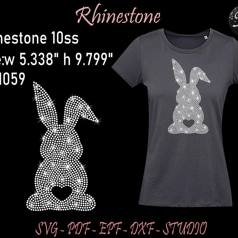 Rhinestone Rabbit - Etsy