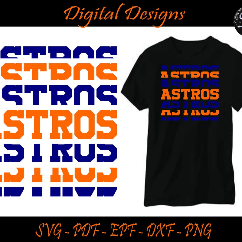 Astros Svg - Etsy