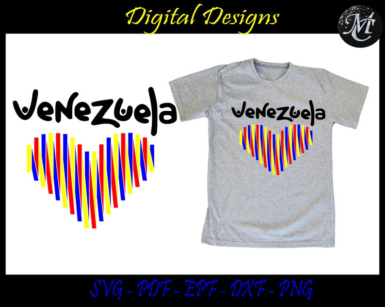 Venezuela Svg, Venezuela Png, Diseños Digitales, Archivo de Corte ...