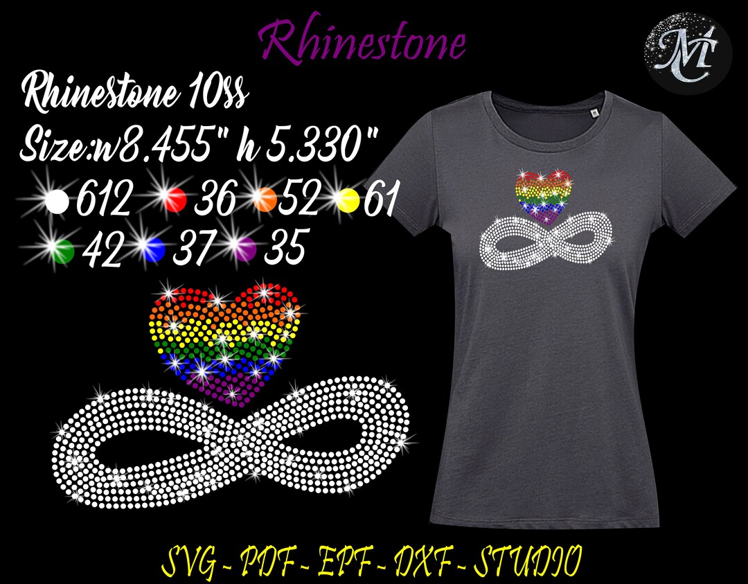 LGBT Rhinestone, LGBT Svg, Rhinestone Svg, Rhinestone Template, LGBT ...